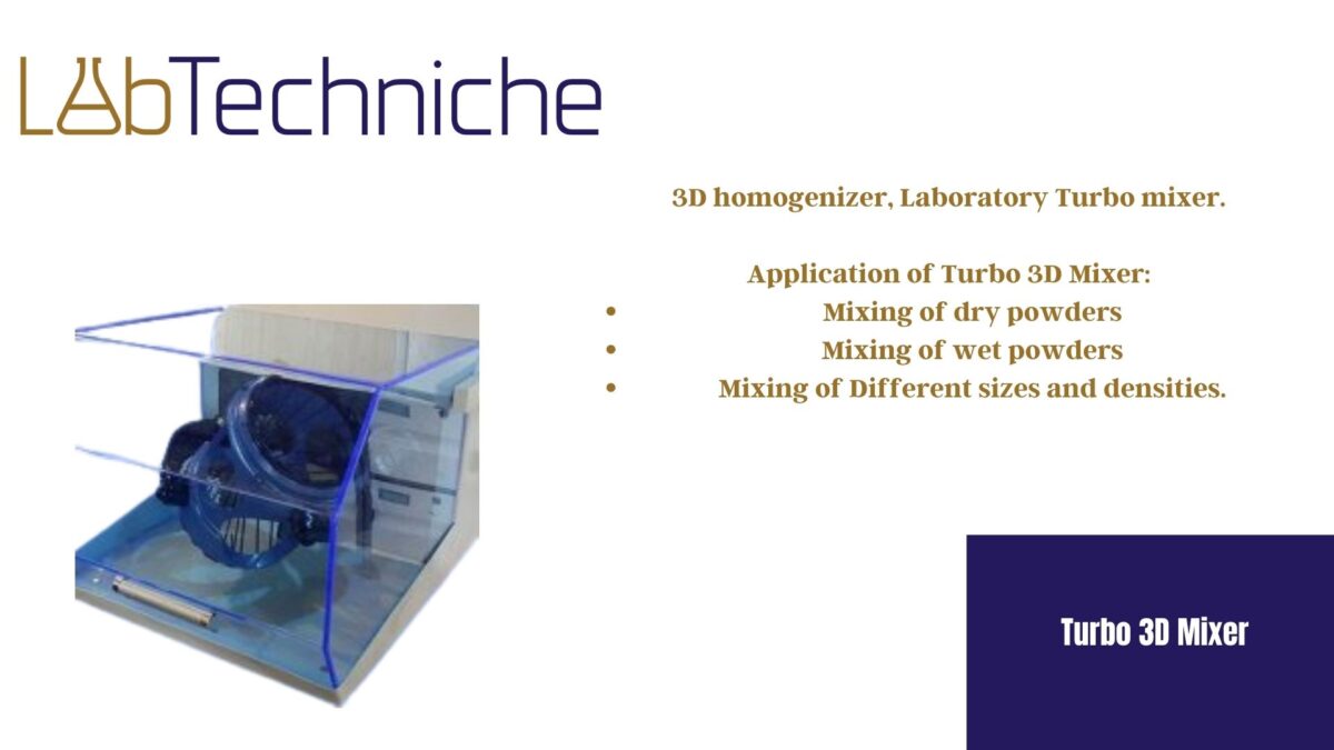 Turbo 3D Mixer/Homogeniser - SRL